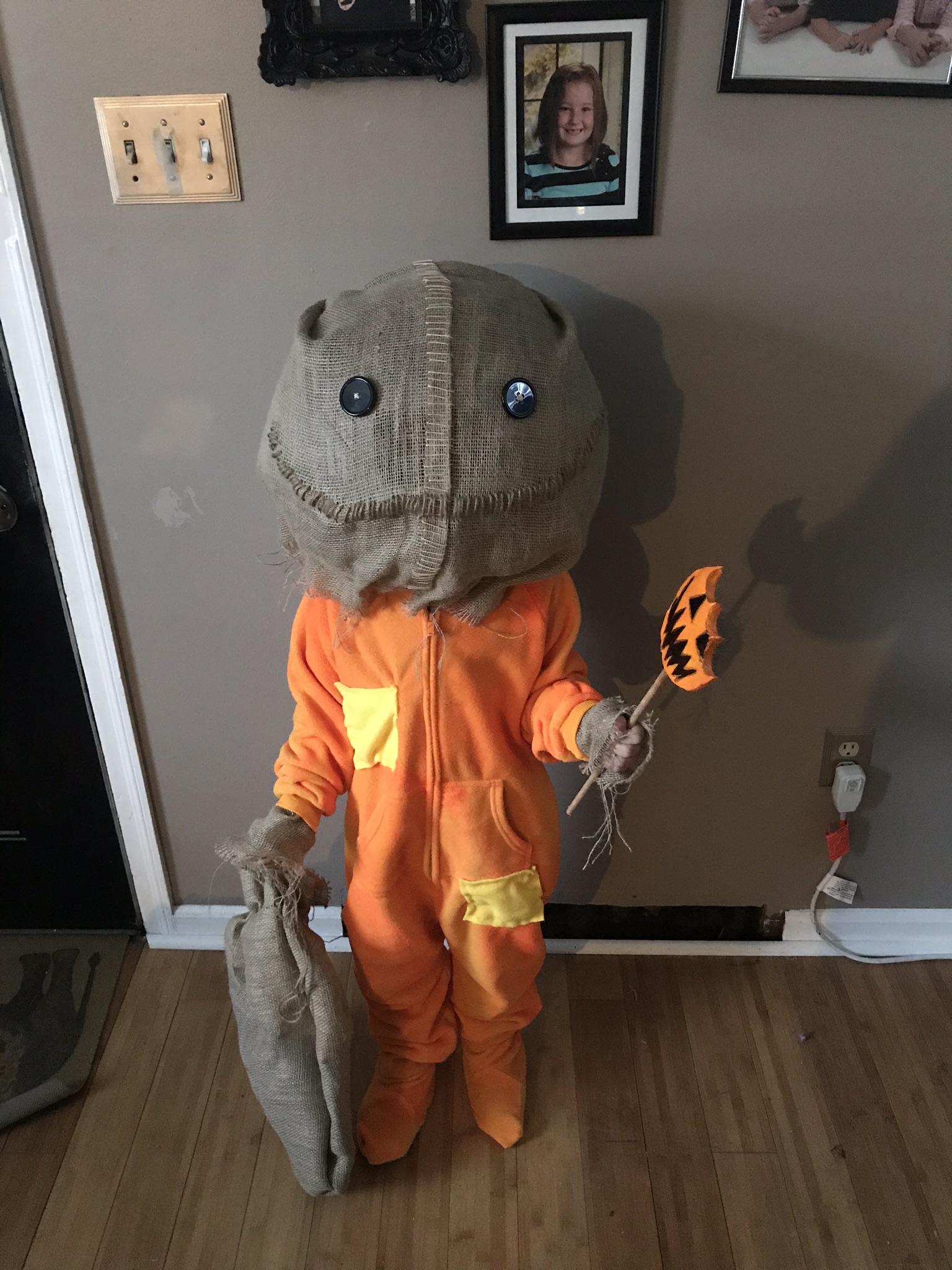Coolest Handmade Sam Trick R Treat Costume For Halloween